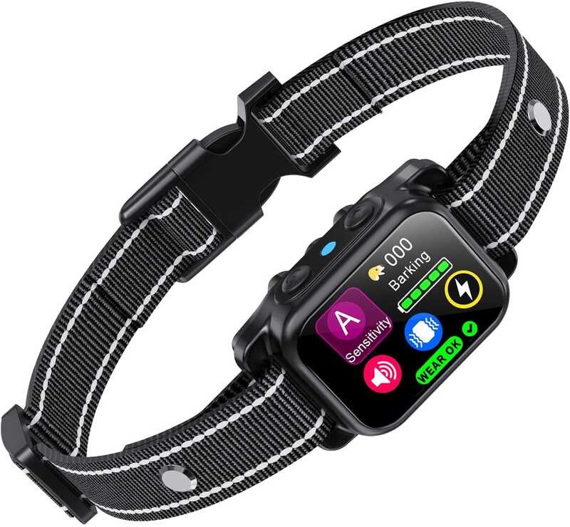 Dog Next-Gen Physical Sensor Collar, Anti Barking Training with ...
