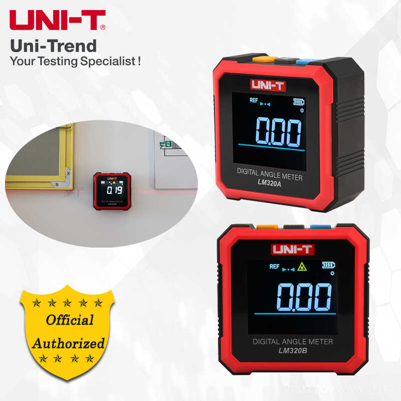 Uni-T Lm320a Lm320b Digital Display Angle Meter Woodworking/Building Horizontal Relative Angle ...