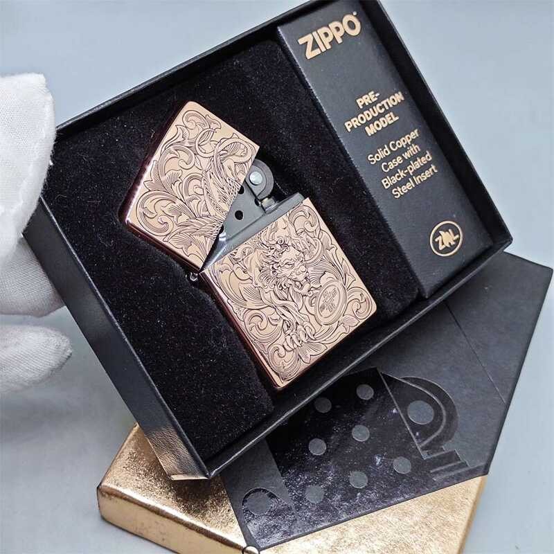 Lighter Original Copper Engraving Wealth And Prosperity Men's ...