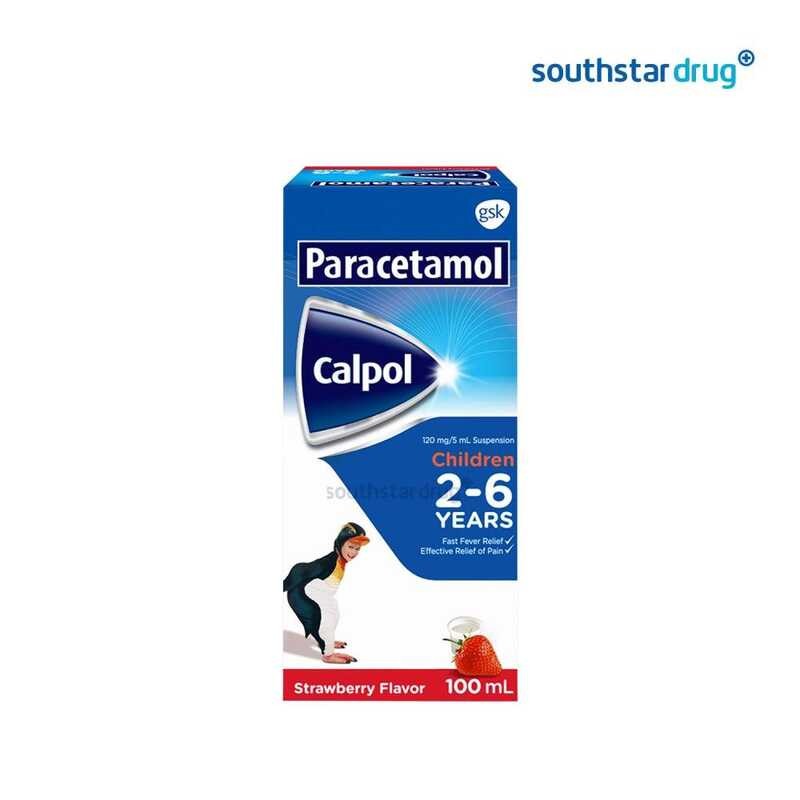 Calpol Children Paracetamol 2-6 Years Old Strawberry Flavor 100Ml FDA ...