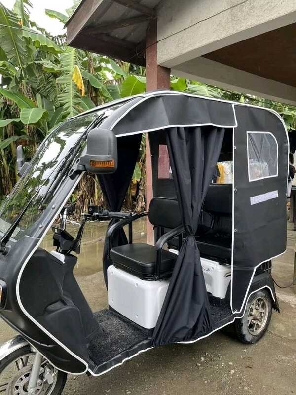 Nwow Ervs3 Passenger Leather Trapal With Sunvisor(Curtain Not Included ...