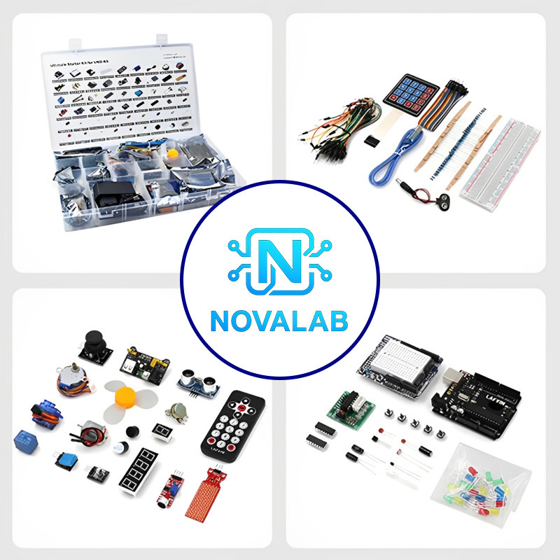 Novalab Super Pro Starter Kit For Arduino Uno R3 Kit With Pdf Tutorial Compatible With Arduino