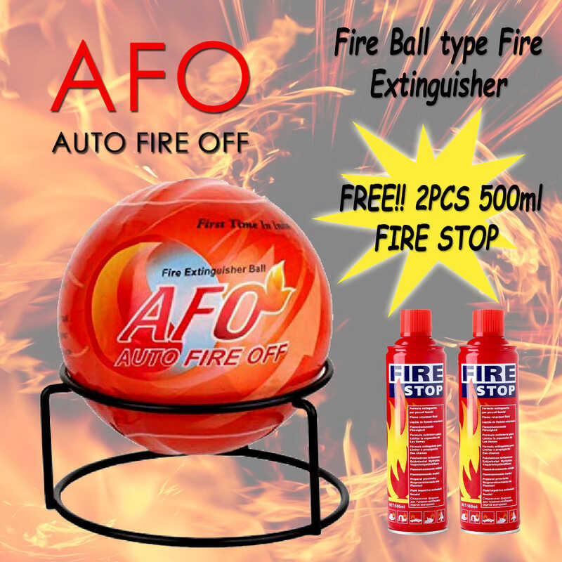 AOF Ball Fire Extinguisher With 2 Pcs. Firestop C03 | Shopee Philippines