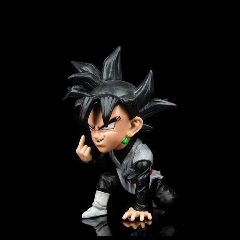 Dragon Ball Saiyan GK Peach Goku Middle Finger Black Goku ...