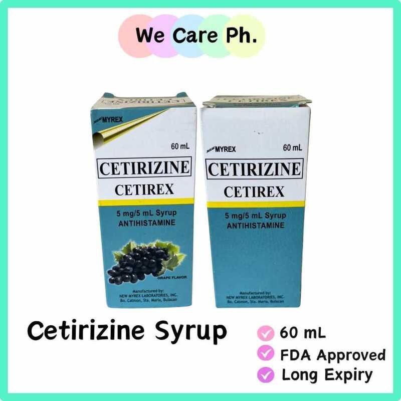 CETIREX Cetirizine Syrup For Kids 60Ml | Shopee Philippines