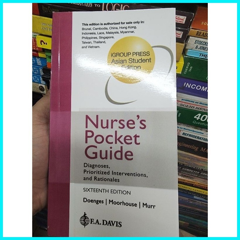 NANDA 16th edition 2022/Nurse'sPocket guide(Free bubble wrap) on hand ...