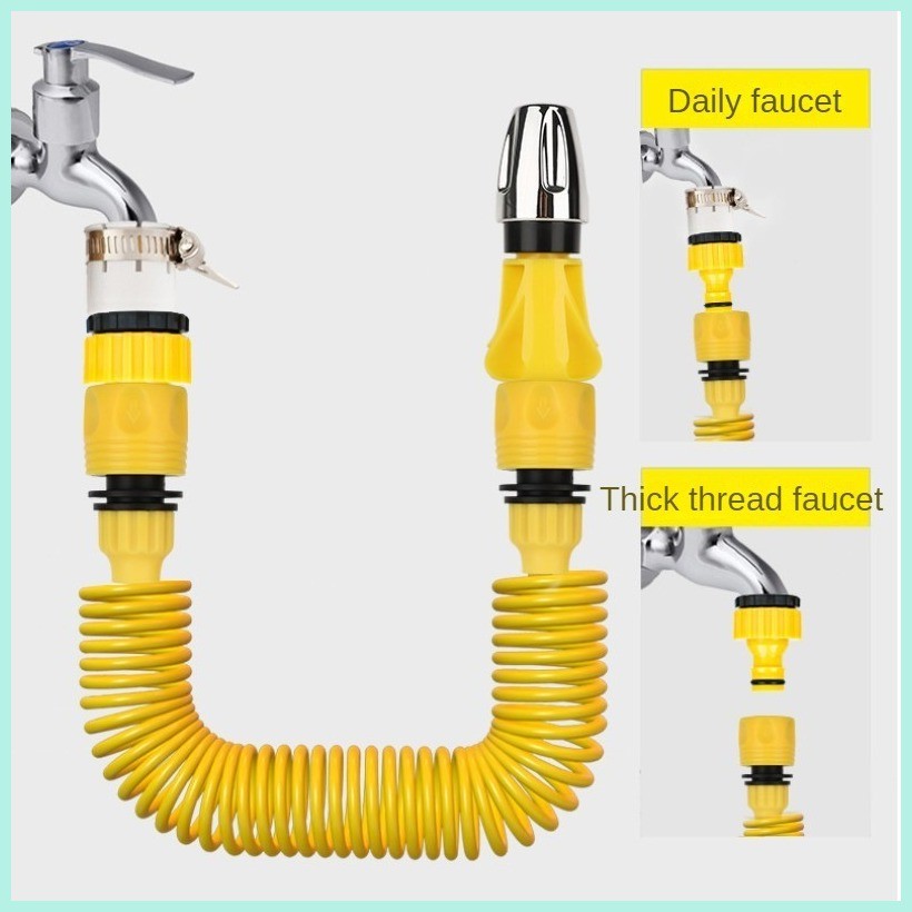 Garden Hose Pipe Retractable Spring Pipe Tube Pneumatic Pressurized Car ...