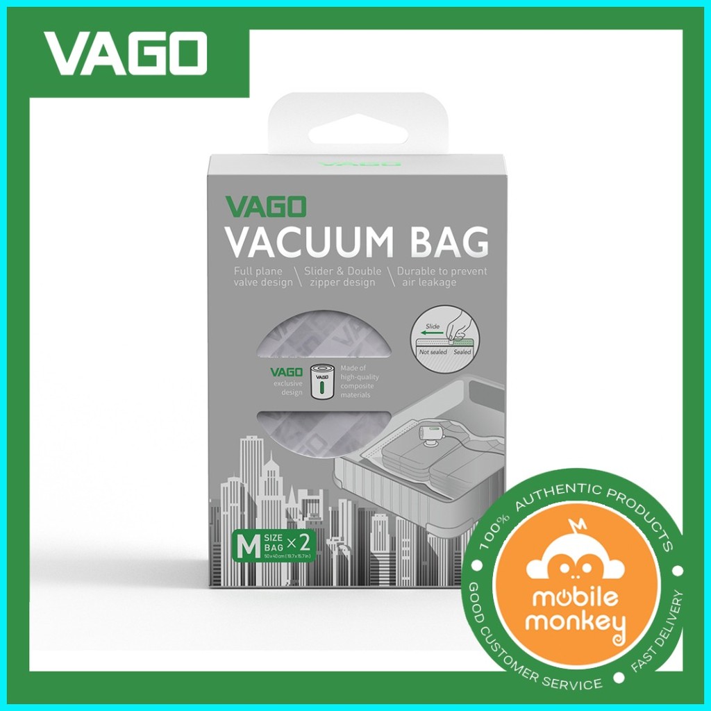 VAGO Vacuum Sealed Bag (x2pcs) | Shopee Philippines