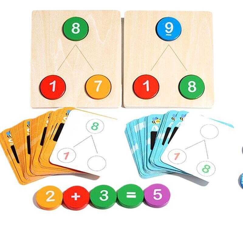 Kindergarten Children's Teaching Aids Number Decomposition Toys Ten ...