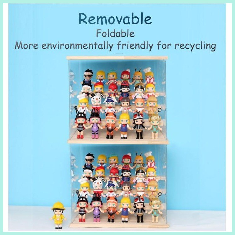 Action Figure Display Rack Acrylic Display Case Dustproof Action Figure ...