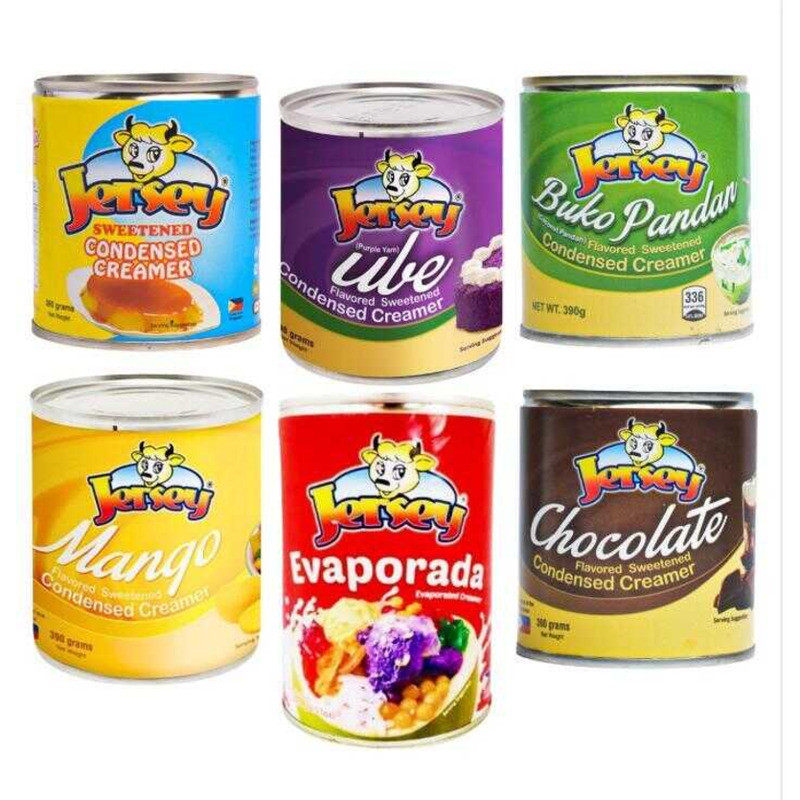 Jersey COD Condensed Creamer Milk Buko Pandan, Mango, Chocolate ...