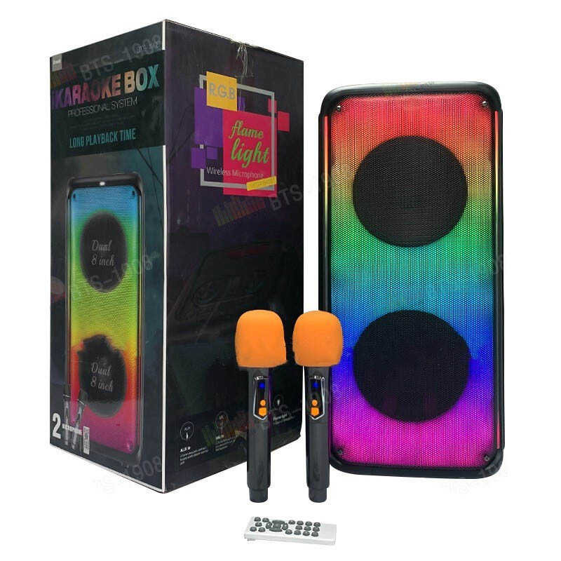 BTS 1908 Brodu Bluetooth Karaoke Speaker With Free Dual Digital ...