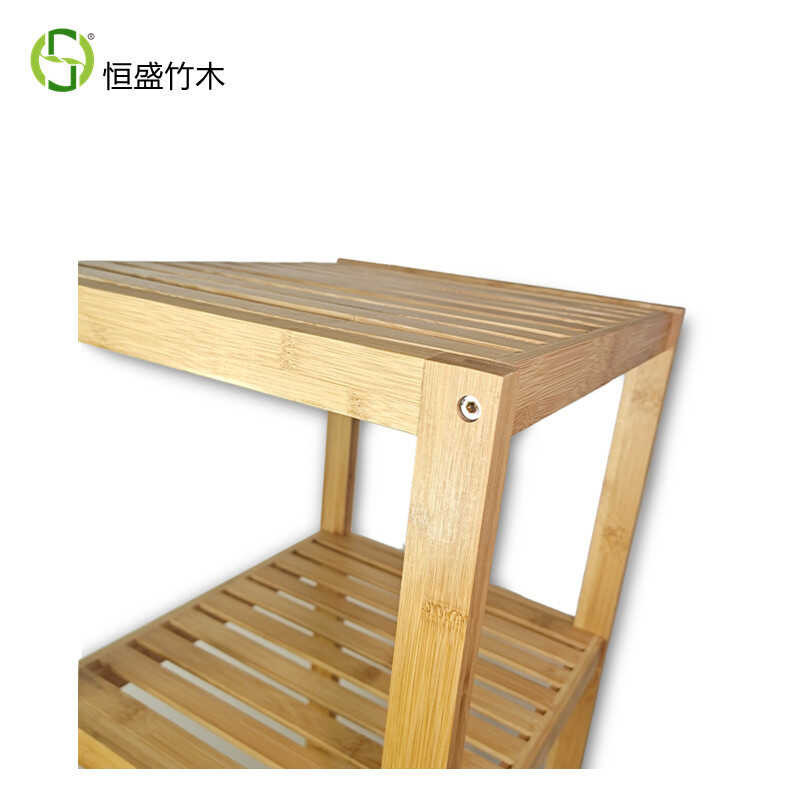 Hengsheng at na silid ng kama storage tuyo rack, bamboo solid kahoy ...