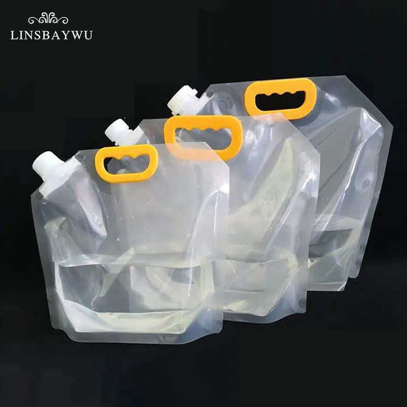 1Pc 1/1.5/2.5/10/5L Malinaw Na Inuming Bote Bag Plastic Liquor Spout ...