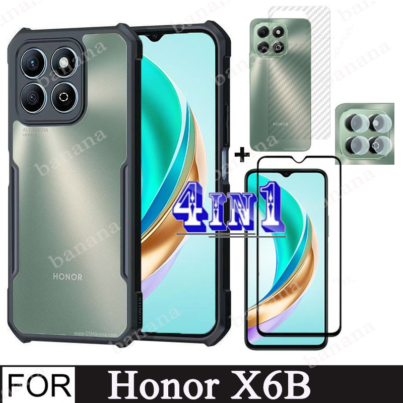 4 In 1 Honor X6b Shockproof Phone Case for Honor X7b X8b 90 Lite Camera ...