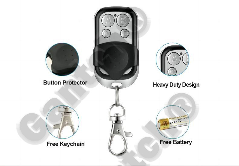 Remote Control 433Mhz RF Copy Code 4 channels 4 channels Remote Control Code Grabber Cloning ...