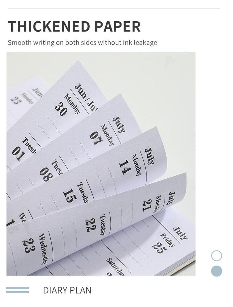 Ossayi Portable 2025 Daily Weekly Planners A7 Schedule Notebooks ...