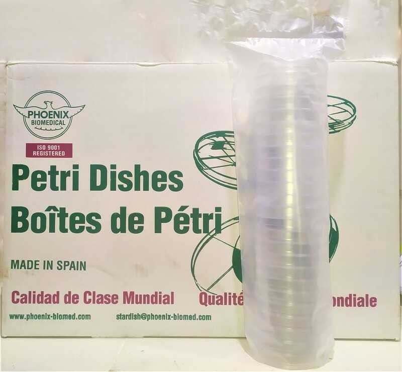 6 Europa ng Sterile Disposable Plastic Petri Dish na Binigyan sa bawat ...