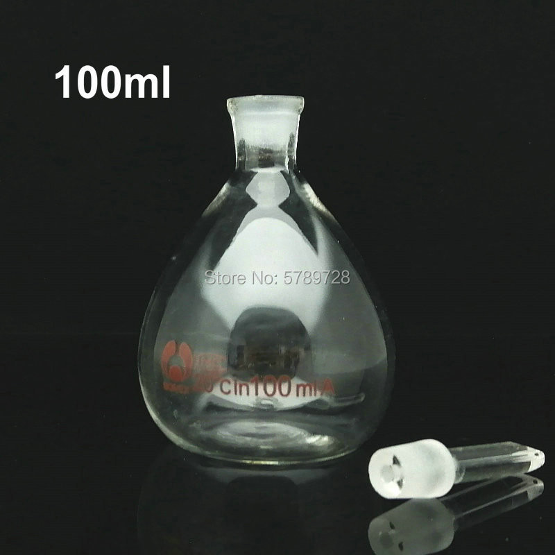 [COD]1pcs Lab 5ml 10ml 25ml 50ml 100ml Glass Pycnometer Ball-Shape ...