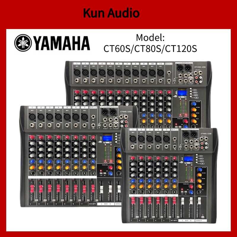 Yamaha Ct-60S Ct-80S Ct-120S Series Stereo Mixer 6 8 12 Channel ...