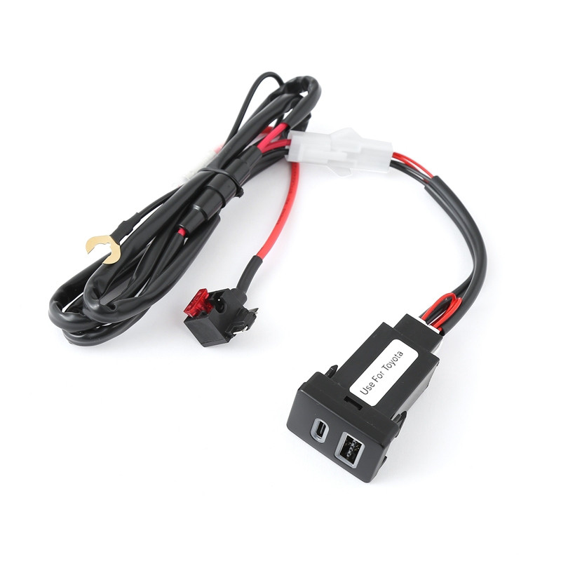 Quick Car Charger Dual USB QC3.0 Type C PD Interface Socket Auto Phone ...