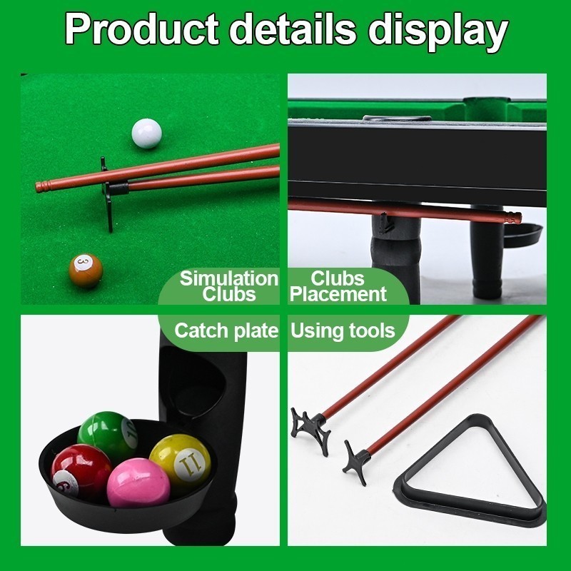 ABCtoys Mini Billiard Toys For Kids Mini Billiard Table Set For Kids ...