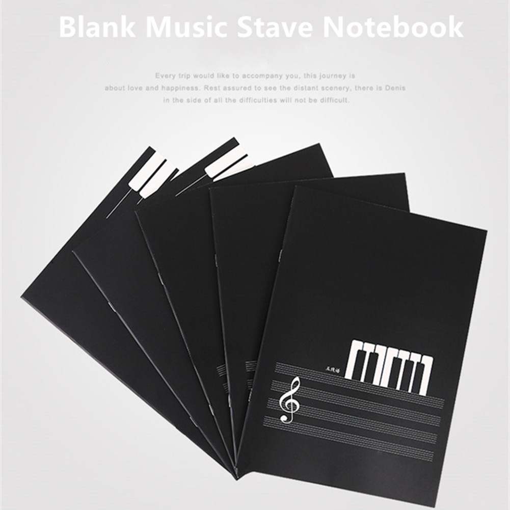 [GTH] Piano Blank Music Stave Manuscript Writing Paper Book 16 Sheets ...