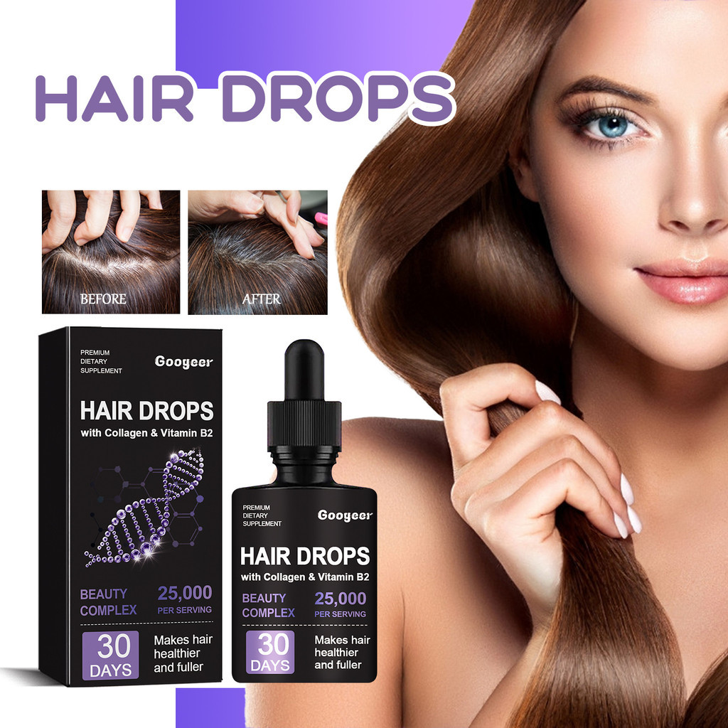 Hair Growth Drops Repair Hair Strong Nourish Hair Roots Hair Regrowth ...