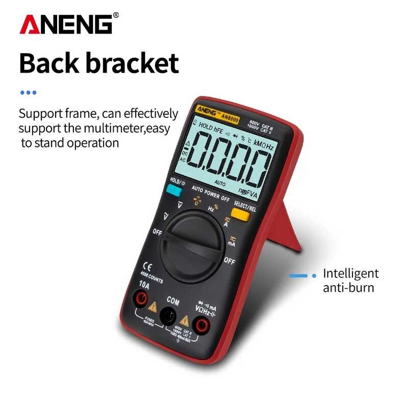 An8000 ANENG Multimetry Professional Digital Multimeter Tester Multi ...
