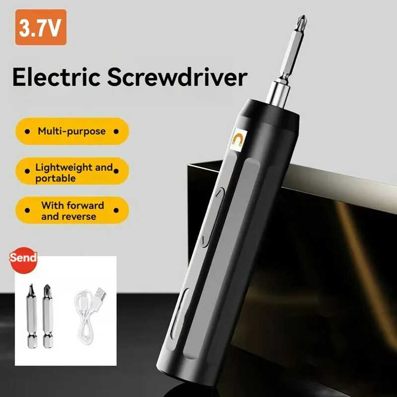3.7V 3Nm Mini Rechargeable Electric Screwdriver Cordless Screwdriver ...