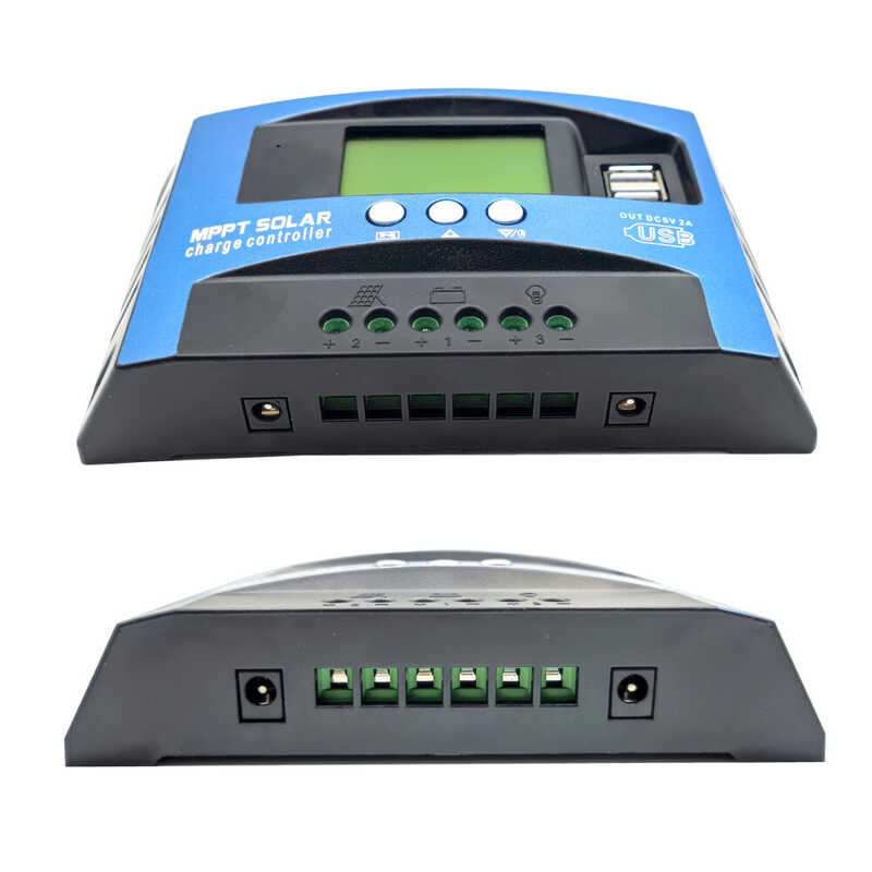 LY SolAr CHArge Controller MPPT 30A 40A 50A 60A 80A 100A LCD DiSplAy 12V 24V AUTO DuAl USB SolAr ...