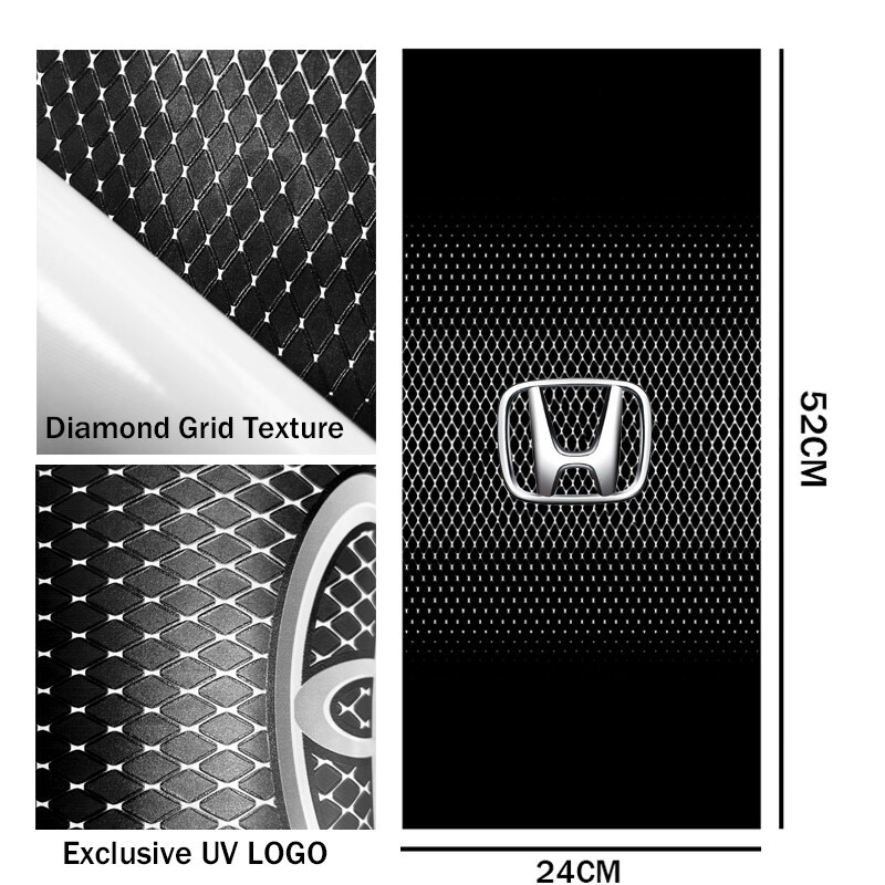 2PCS Car Center pillar sticker Window B-pillars Sticker PET Vinyl ...