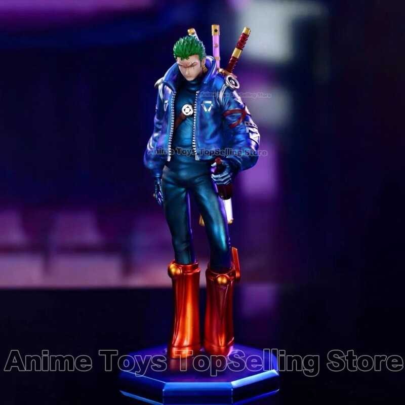 Anime 24Cm One Piece Luffy Roronoa Team Staff Captain Figure Germa 66 ...