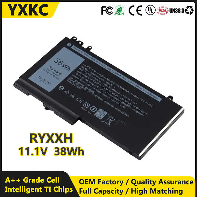RYXXH YXKC Notebook Laptop Lithium Ion Batteries 11.1V 38Wh For ...