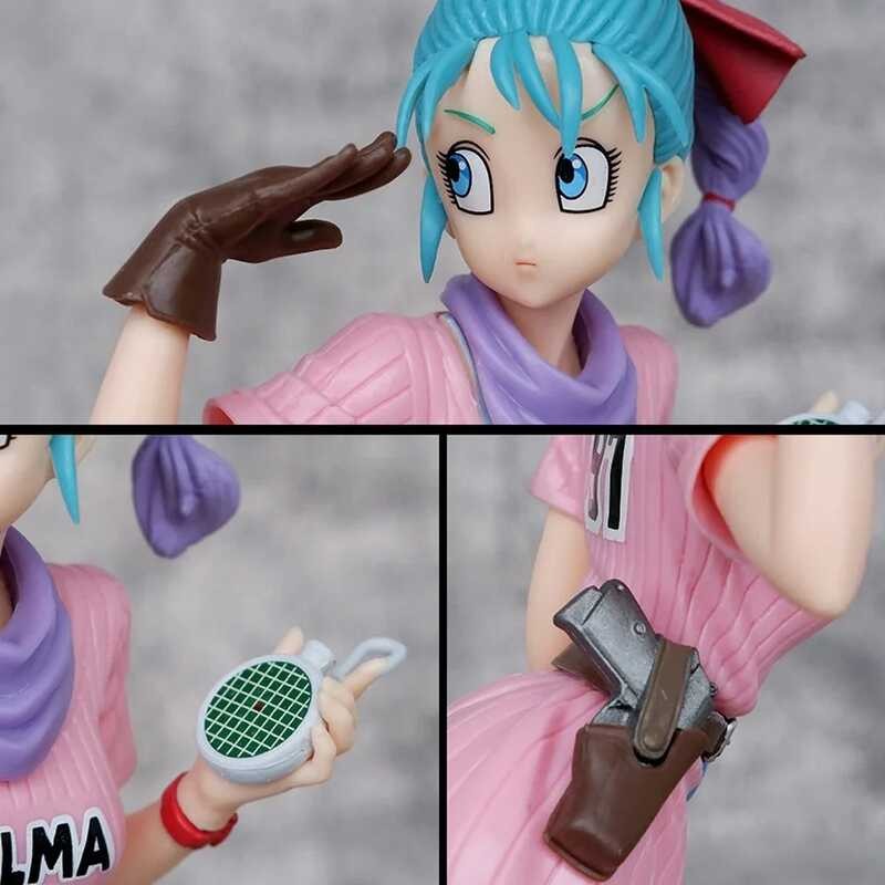 Anime ∮ Cartoon Dragon Ball Z 25Cm Bulma PVC Action Figure Cute Statue ...