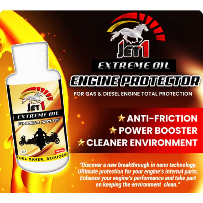 JET 1 EXTREME OIL PROTECTOR - 250 ml/60 ml PARA GAS AT DIESEL ENGINE ...