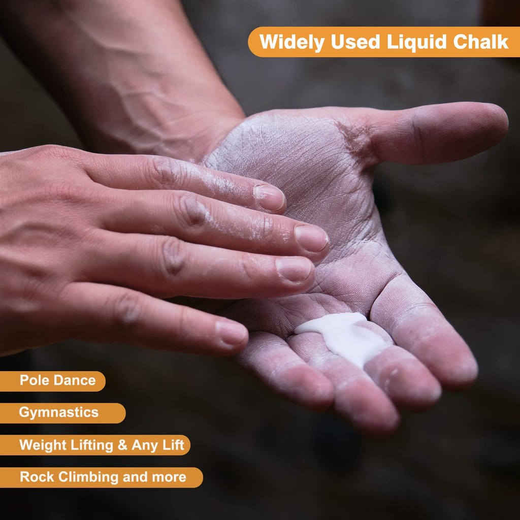50ml Liquid Gym Chalk Grip Liquid Chalk Fitness Lifting Gym Workout ...