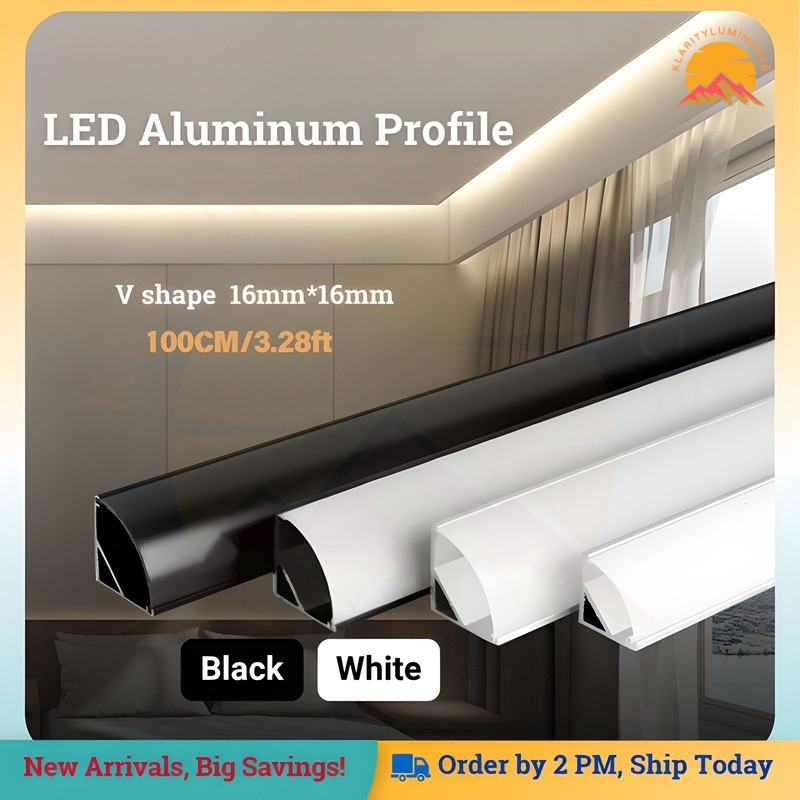 39.4 inches V Shape 1616 2020 LED aluminum profile led lighting ...