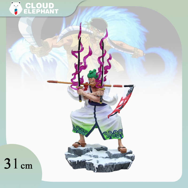 One Piece Manga Roronoa Anime Figure Classic Zoro Statue 31cm Pvc Model ...