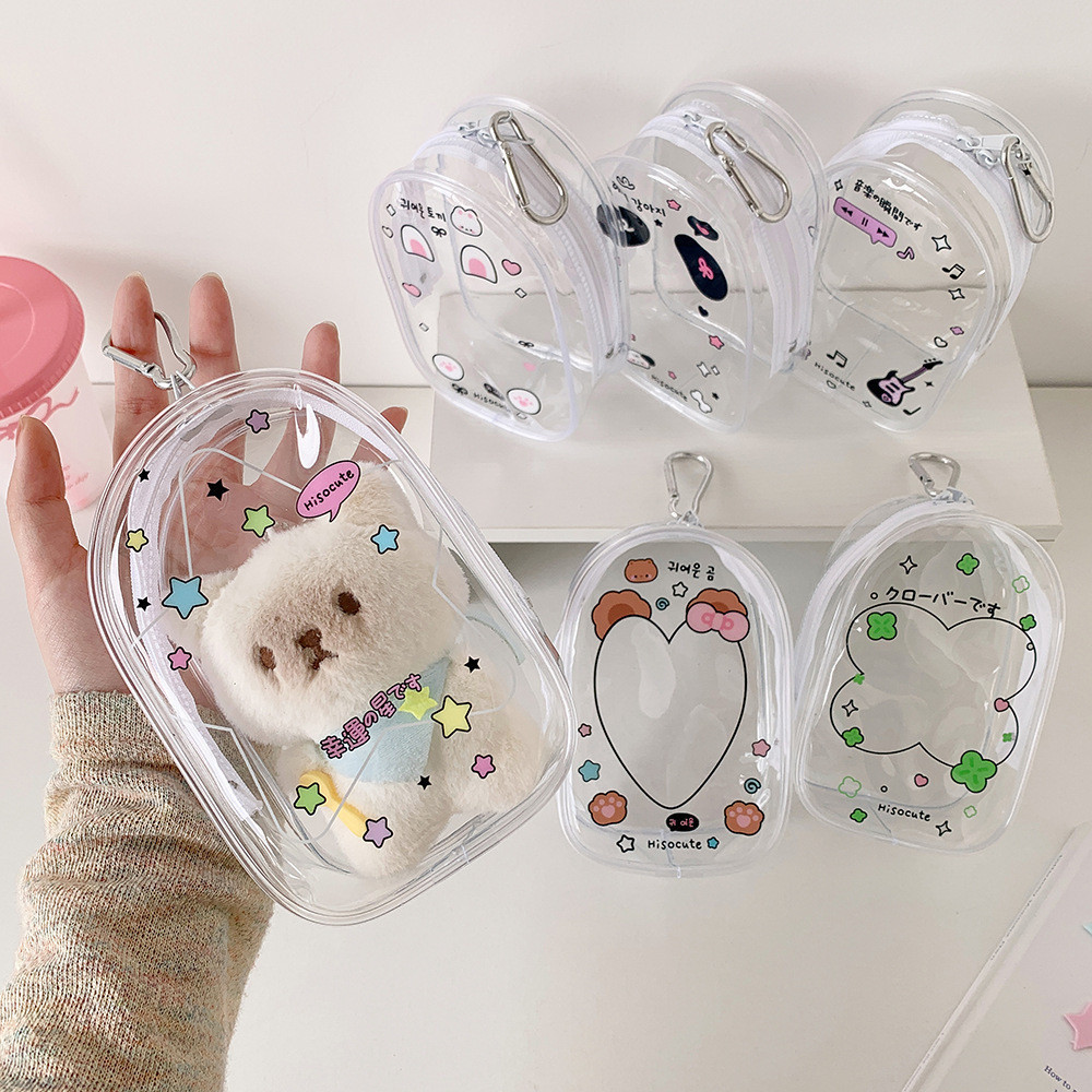 Cute Transparent Baby Bag Baby Bar Chirp Storage Bag Outing Baby ...