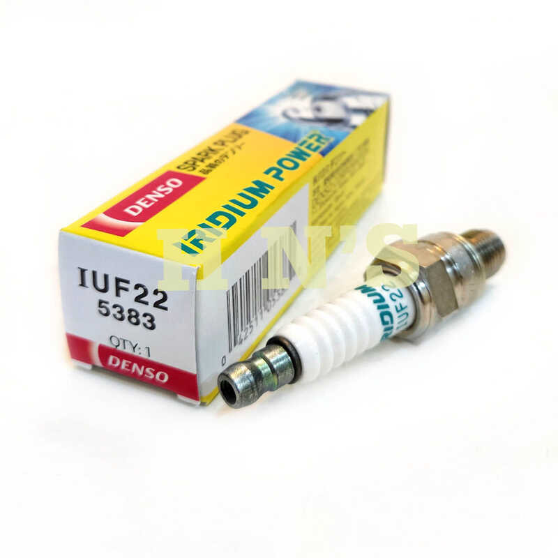 DENSO Iuf22 Iridium Power Motorcycle Spark Plug ( Short Thread ...
