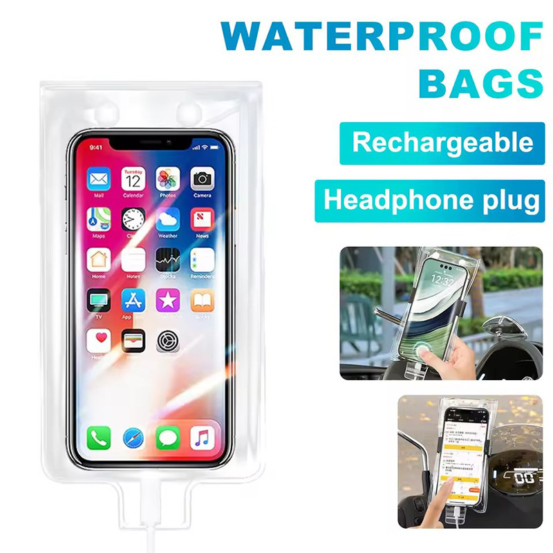 Transparent Waterproof Phone Case / Underwater Cellphone Protector ...
