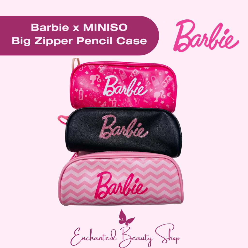 Barbie x MINISO Big Zipper Pencil Case | Shopee Philippines
