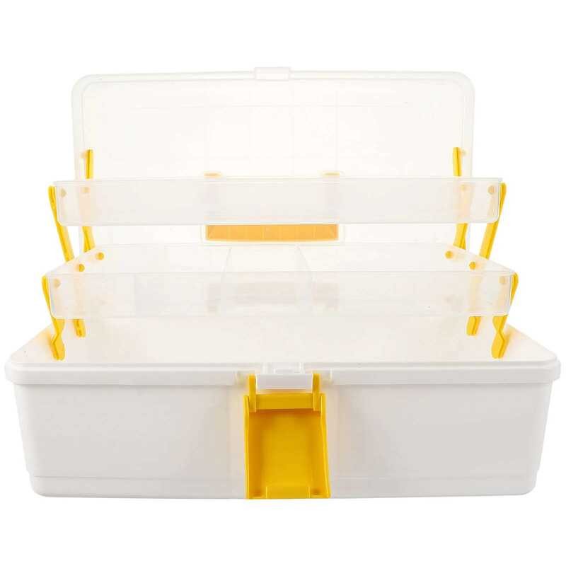 Accessories 1 Hair Storage Box For Women Clear Lid Plastic Container ...