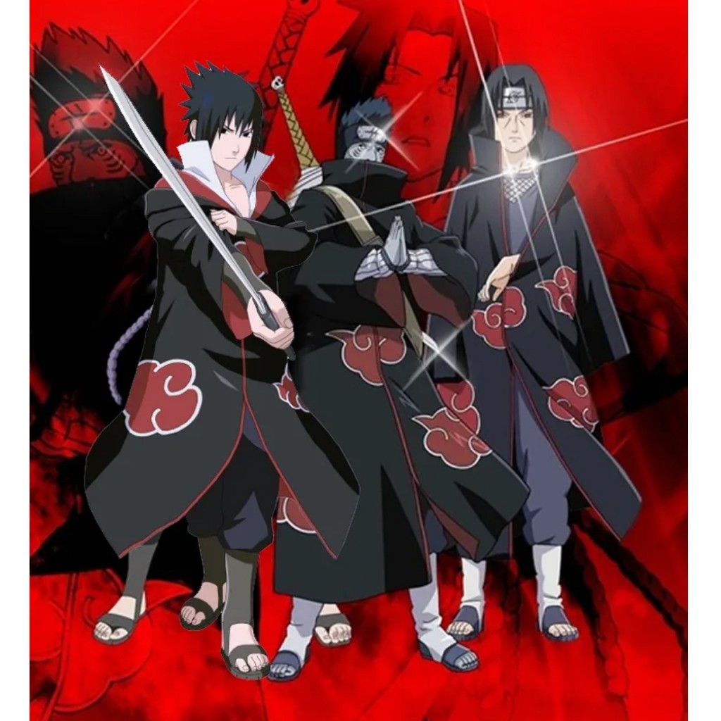 Halloween Anime NARUTO Ninja Cosplay Costume Dawn Organization Akatsuki ...