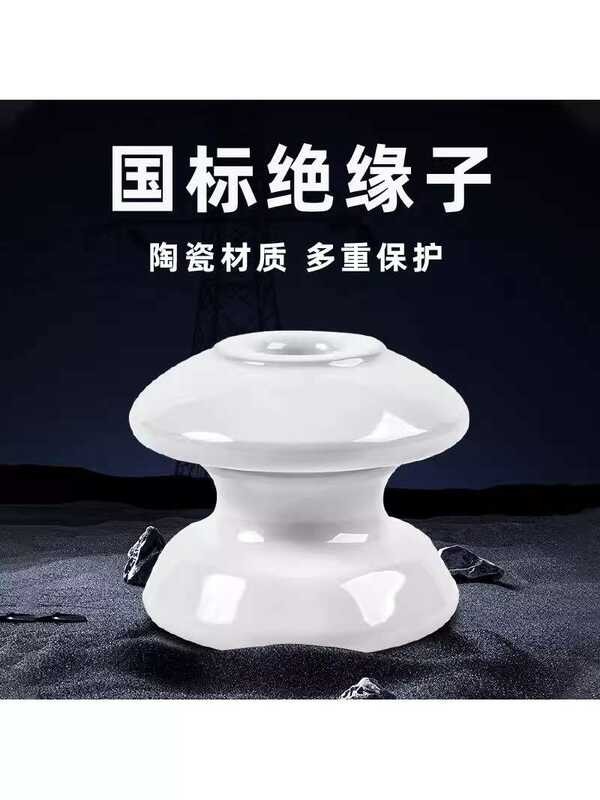 Power Ceramic Bottle Insulator Hoist M8 and Low Voltage Wire Fixed Post ...