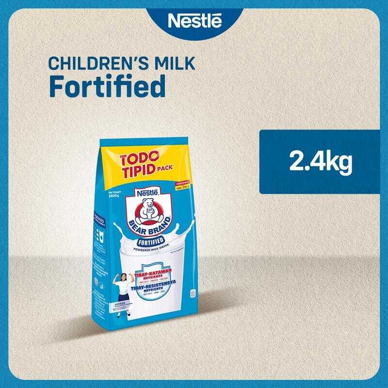 Asz-046 BEAR BRAND Fortified Powdered Milk Drink 2.4Kg - With Tibay ...
