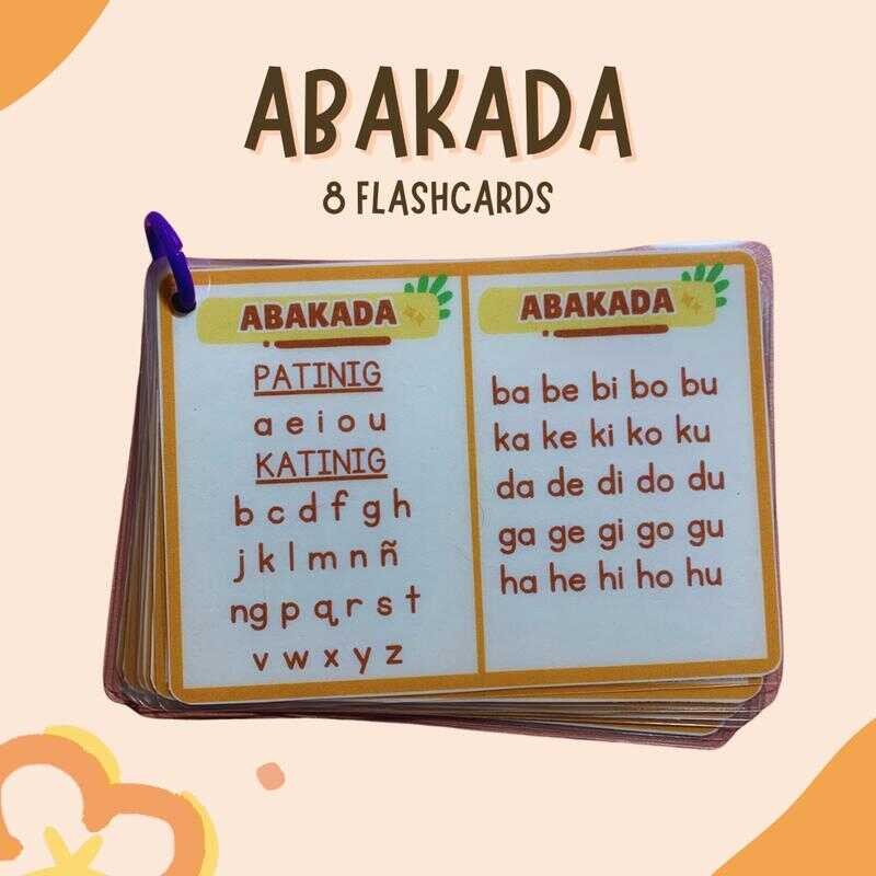 ABAKADA Card Set Laminated 72 Words Ef3 | Shopee Philippines