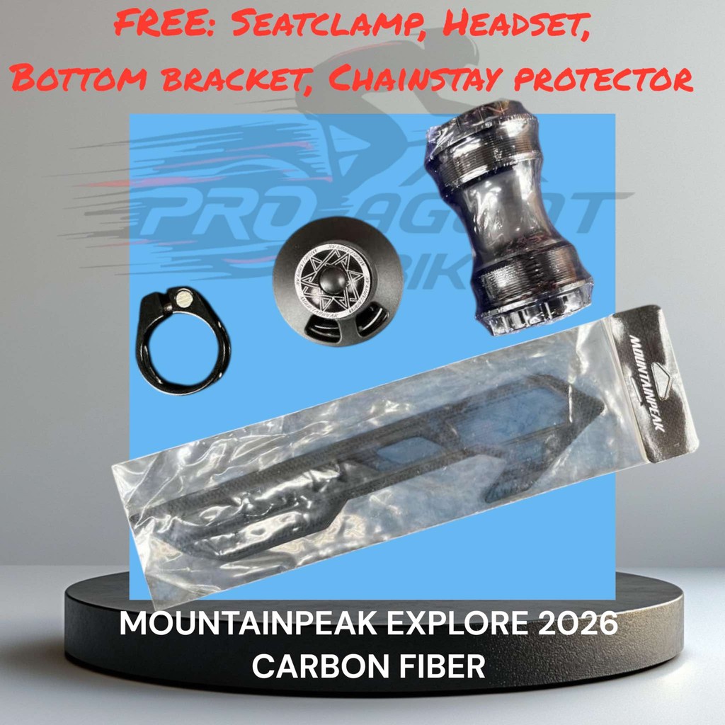 PRO AGENT X MOUNTAINPEAK EXPLORE FULL CARBON FIBRE MOUNTAINBIKE FRAME ...