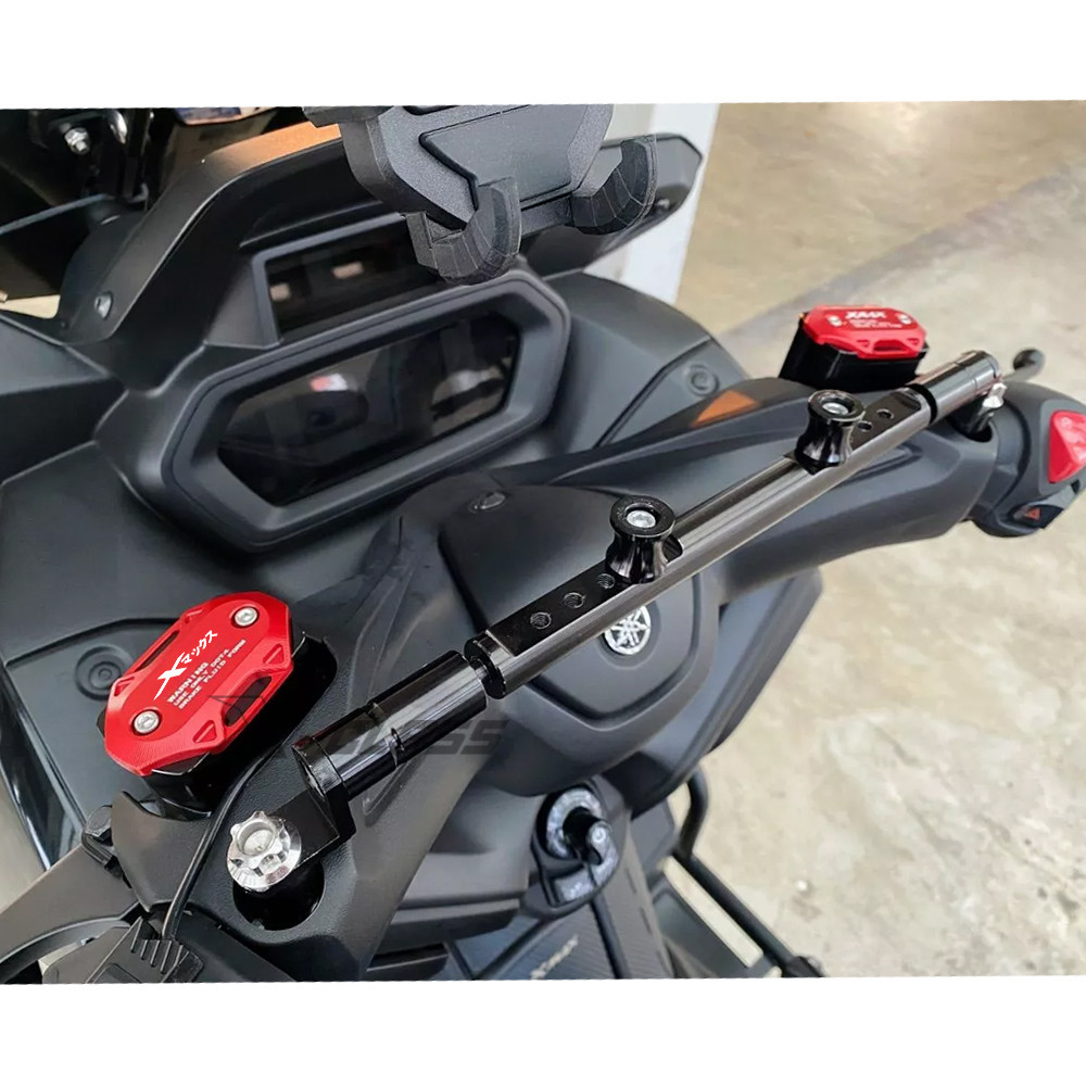 For YAMAHA XMAX 300 2017-2025 V3 CNC Brake Cover Master Cap Reservoir ...